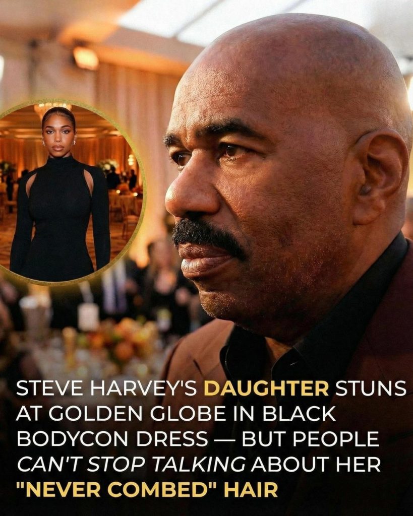 Lori Harvey Turns Heads With a Sleek Black Look at the Golden Globes ...