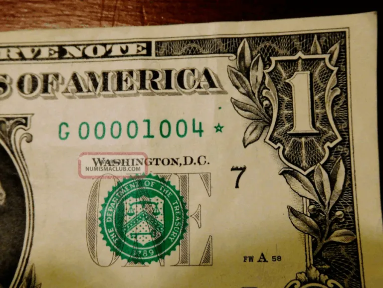 The One-Dollar Bills With Unusual Serial Numbers That Are Gaining ...